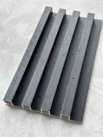 China Fireproof Free Sample WPC Fluted Panel With 20 Years Useful Life Guaranteed for sale