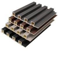 China Fireproof Free Sample WPC Fluted Panel With 20 Years Useful Life Guaranteed for sale