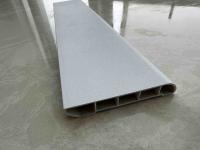 China Floor Edge Protection Pvc Flexible Skirting Board Fireproof 10mm Thickness for sale
