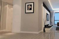China Waterproof Durable White Plastic Skirting Board Fireproof Protection for sale