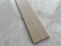 China Anti Scratch Flexible Wooden Color PVC Skirting Line For Low Maintenance Protection for sale