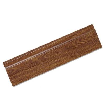 China Anti Mold PVC Baseboard Flexible Environmentally Friendly for sale