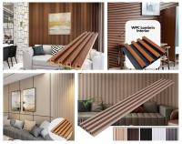 China Contemporary Pvc 3d Wall Panels Wpc Covering Woodgrain Slat Wall Panels for sale