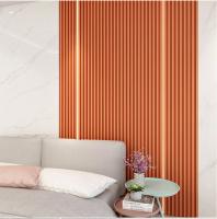China Art 3D Slat WPC Acoustic Decorative Interior Wall Panels 160MM for sale