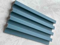 China 160MM WPC Grille Slat 3D Pvc Fluted Wall Panels Waterproof for sale
