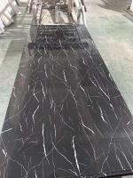 China 3MM Black Uv Pvc Marble Sheets Interior Wall Covering OEM for sale