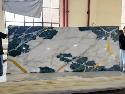 China Waterproof Pvc Solid Uv Marble Sheets For Wall Decorative 1220х2440х3mm for sale