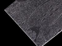 China 2mm Texture Polystyrene Sheets For Shower Door Various Patterns Clear PS Sheets For Partitions for sale