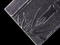 China 2mm Texture Polystyrene Sheets For Shower Door Various Patterns Clear PS Sheets For Partitions for sale