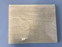 China 10 Inch × 7.5mm PVC Ceiling / Wall Panel Peanut Wood Pattern Smooth Slab for sale