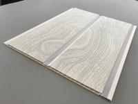 China High Strength Peanut Pattern Groove Shaped PVC Wood Panels  250 × 7mm for sale