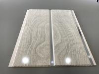 China High Strength Peanut Pattern Groove Shaped PVC Wood Panels  250 × 7mm for sale