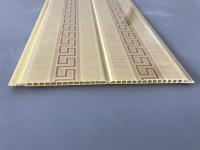 China Yellow Interior Decorative 200 × 5mm PVC Wall Panels For Africa for sale