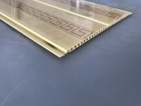 China Yellow Interior Decorative 200 × 5mm PVC Wall Panels For Africa for sale