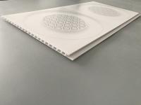 China Hot Stamping 3D PVC Wall Panels For Bedroom Heat Insulation 5.95m Length for sale