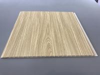 China 12 Inch × 6mm High Strength PVC Garage Ceiling Covering With Golden Lamination for sale