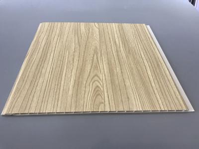 China 12 Inch × 6mm High Strength PVC Garage Ceiling Covering With Golden Lamination for sale