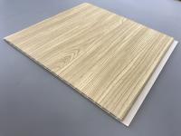 China 12 Inch × 6mm High Strength PVC Garage Ceiling Covering With Golden Lamination for sale