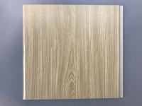 China 12 Inch × 6mm High Strength PVC Garage Ceiling Covering With Golden Lamination for sale