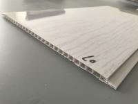 China 2.5kg Weight Flat PVC Wood Panels High Gloss For Apartment Ceiling high shinny wooden pvc panel for Latina America for sale
