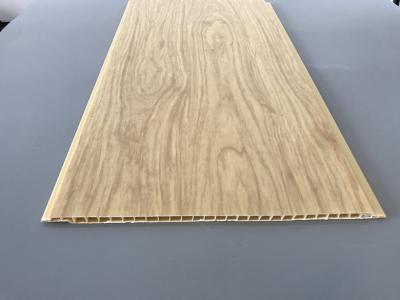 China 7.5mm Thickness Corrosion Resistant PVC Wood Panels for Ceiling / Wall Cladding yellow pvc ceiling panel for sale
