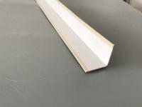 China L Type Wooden Laminated PVC Extrusion Profiles For PVC Ceiling Panel Connection for sale