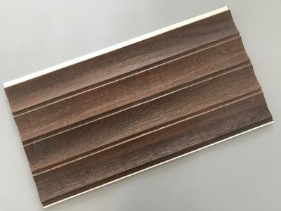 China 25cm × 8mm Four Arcs PVC Wooden Plastic Laminate Panels Customized Length for sale