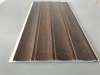 China 25cm × 8mm Four Arcs PVC Wooden Plastic Laminate Panels Customized Length for sale