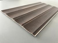 China 25cm × 8mm Four Arcs PVC Wooden Plastic Laminate Panels Customized Length for sale