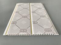 China 7.5mm × 8 Inch Ceiling Decorative Pvc Wall Panels Crown Pattern Against Moisture for sale