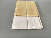 China 200 × 5.95M Interior Artistic Pvc Wood Cladding Panels For Restaurant 7mm Thickness 8 inches pvc ceiling panel popular wooden color for sale