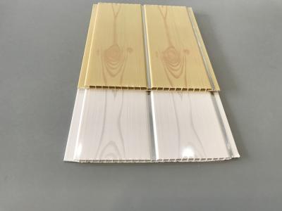 China 200 × 5.95M Interior Artistic Pvc Wood Cladding Panels For Restaurant 7mm Thickness 8 inches pvc ceiling panel popular wooden color for sale