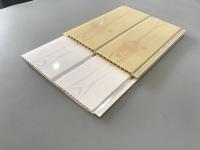 China 200 × 5.95M Interior Artistic Pvc Wood Cladding Panels For Restaurant 7mm Thickness 8 inches pvc ceiling panel popular wooden color for sale