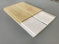 China 200 × 5.95M Interior Artistic Pvc Wood Cladding Panels For Restaurant 7mm Thickness 8 inches pvc ceiling panel popular wooden color for sale