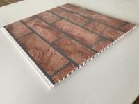 China Brick Decorative Plastic Wall Panels Hot Stamping X Hollow Core Structure for sale