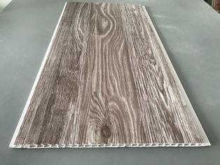 China Recyclable Brown PVC Wood Panels As Ceiling Covering 7.5mm Thickness for sale