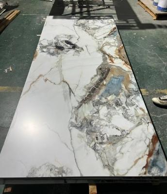 China Popular Color Uv Marble Sheets For Indoor Wall Decorative Easy To Install for sale