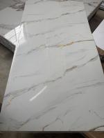 China 3mm White PVC Wall Panel 1220*2440mm uv marble sheets Board For Interior Decorative Wall for sale