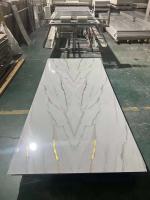 China Golden Color Pvc Uv Marble Sheet Waterproof Decorative Wall Panel 1220*2900mm for sale