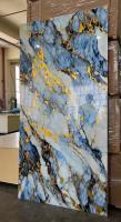China High Glossy Waterproof Uv Coated Marble Wall Panel For Interior Wall for sale