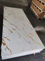 China Grey Color Uv Marble Wall Panel Waterproof Plastic Marble Board For Bathroom for sale