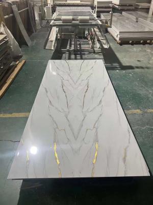 China 2.5mm 1220*2440 pvc uv marble sheet OEM design for sale