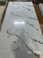 China 2.8mm Modern PVC uv marble sheets Easy Install SPC Wall Panel Luxury For Interior Decorative for sale