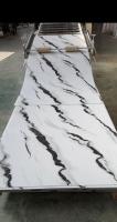 China 2.8mm Modern PVC uv marble sheets Easy Install SPC Wall Panel Luxury For Interior Decorative for sale