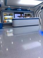 China Mirror Marble Effect Epoxy Floor Coating Wear Resistant Durable Floor Paint Colored Sand Floor Coating Epoxy for sale