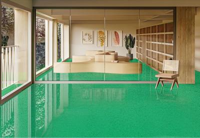 China Colorful Epoxy Sand Coating Marble Effect Floor Epoxy Resin Floor Home Self Leveling Floor Paint Color Sand Good Choice For GYM Flooring for sale