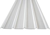 China White Calcium Carbonate 1070mm UPVC Roofing Tiles 2mm High Crest Thermoacoustic UPVC Ecoroof Roofing System Popular Latin America for sale