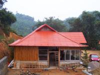China Fireproof external Anti-UV pvc corrugated roofing sheet Popular UPVC plastic roof tiles Synthetic tiles with ASA coating for sale