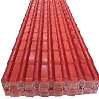 China ASA Coating Colonial Tejas PVC UPVC roofing sheets Building Material Outdoor Rooftop Spanish PVC Wave Synthetic Resin Tiles for sale