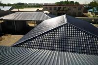 China Residential Homes Light Weight 2mm Thickness Spanish Style PVC Roofing Material For Construction for sale